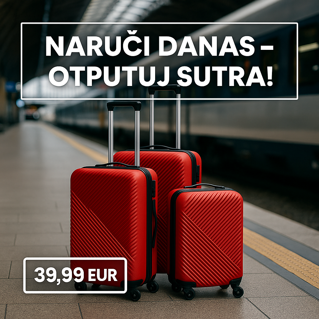 PUTNI KOFERI - 3 VELIČINE - Global Shop